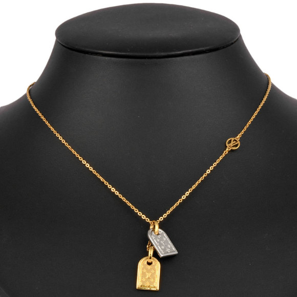 Louis Vuitton | Jewelry | Louis Vuitton Louis Vuitton Necklace Nanogram ...